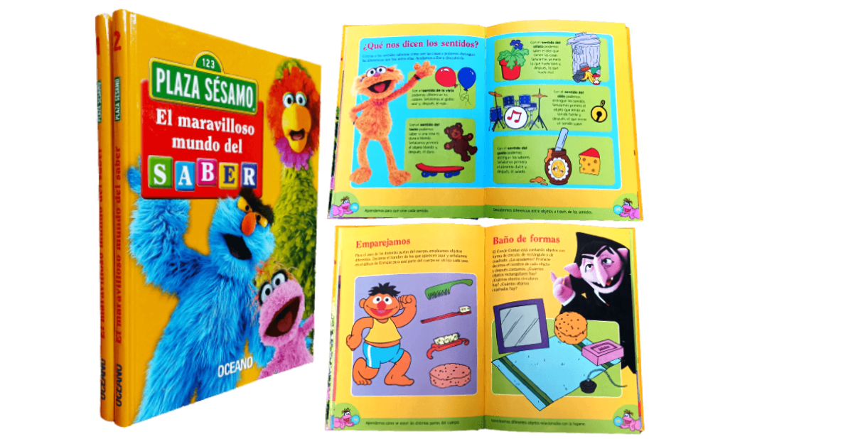 MARAVILLOSO MUNDO SABER CON PLAZA SESAMO 2 TOMOS - Programa Educativo ...