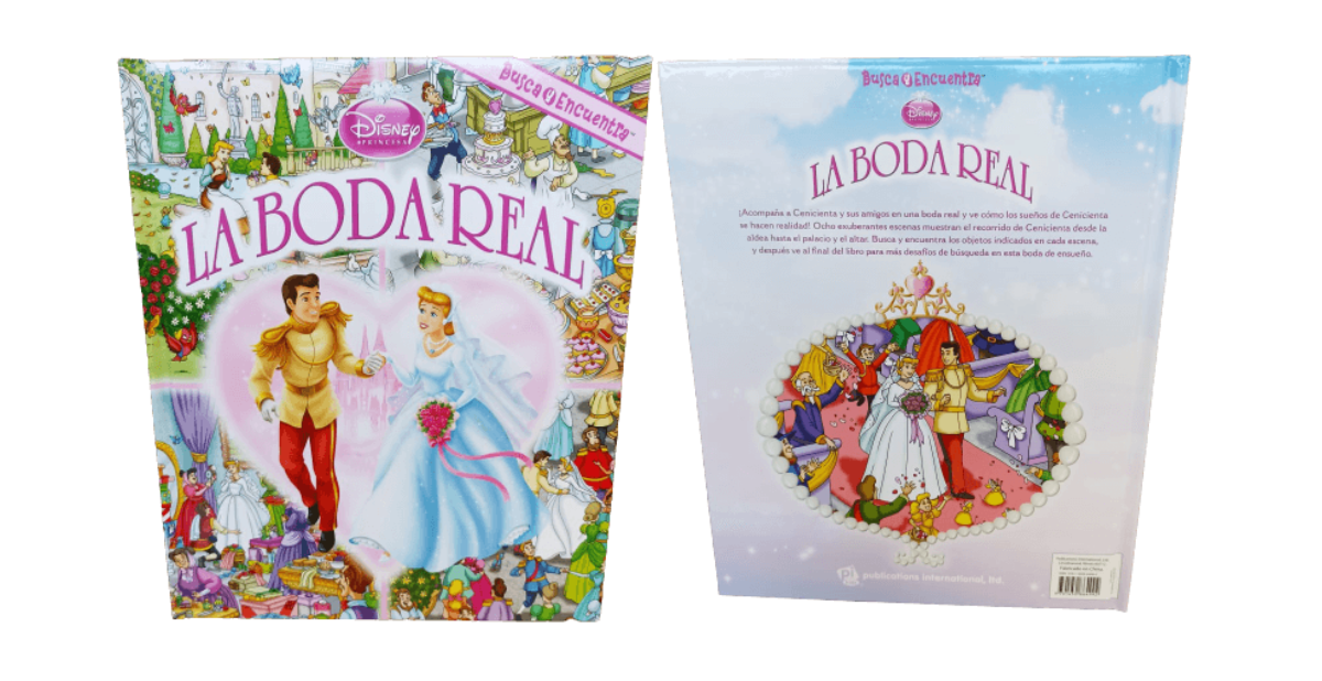 LIBRO INFANTIL LA BODA REAL, BUSCA Y ENCUENTRA 1 TOMO - Programa ...