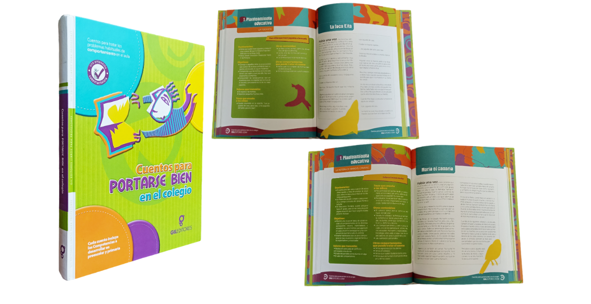 CUENTOS PARA PORTARSE BIEN EN EL COLEGIO 1 TOMO - Programa Educativo Nacional Sa de Cv