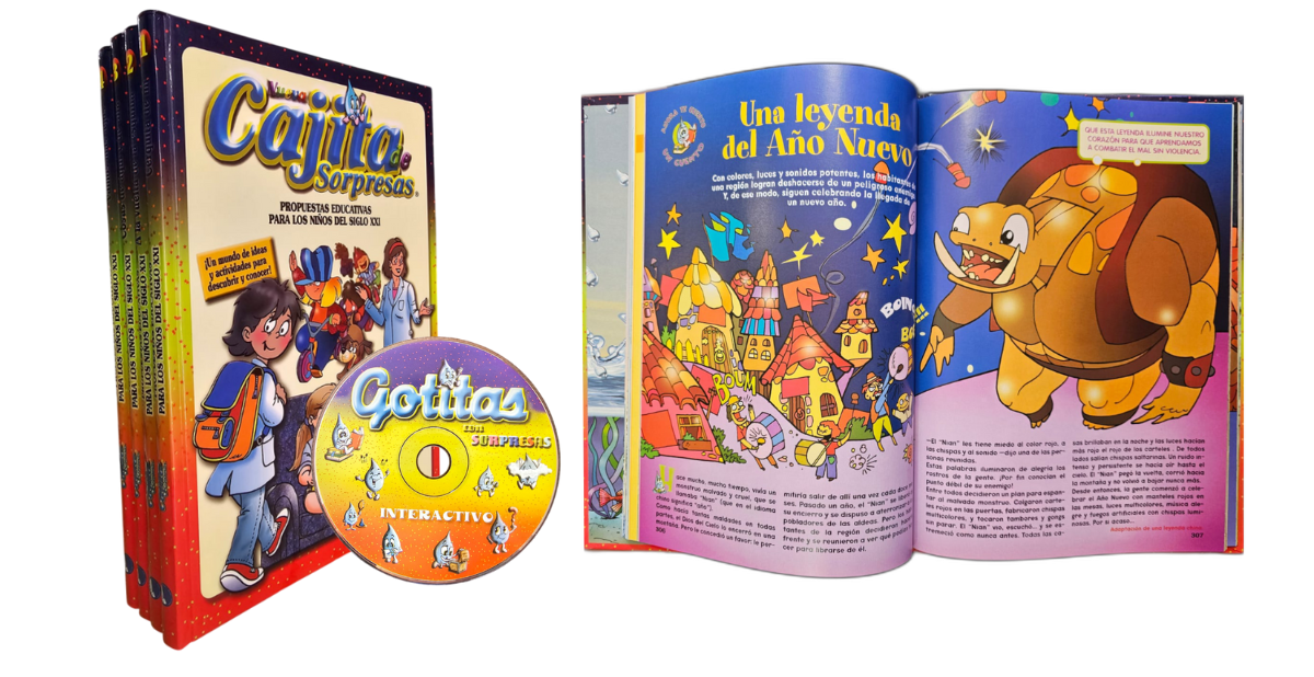 NUEVA CAJITA DE SORPRESAS 4 TOMOS CON CD - Programa Educativo Nacional ...